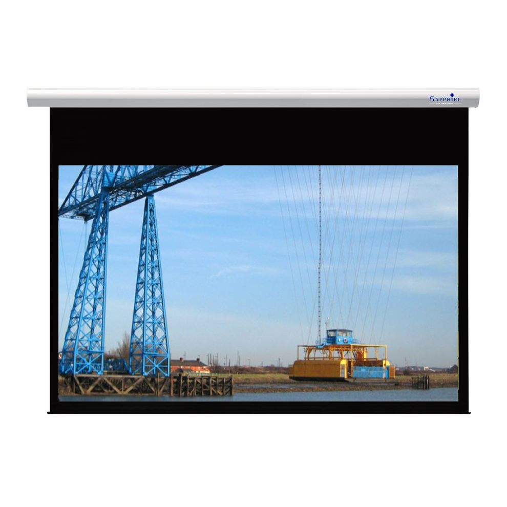 Sapphire 162" Electric Screen Radio Frequency 16:10 Format Viewing Are ...